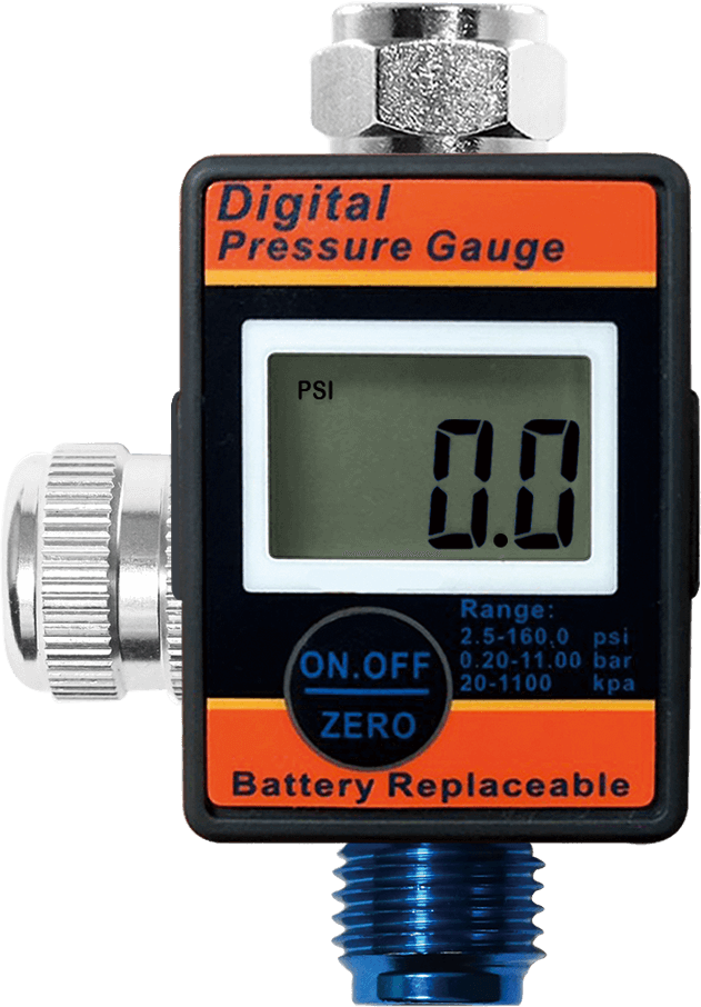Digital and Dial Air Pressure Regulator with gauge - Lematec supplier