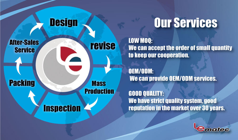 We can offer OEM/ODM service - Lematec