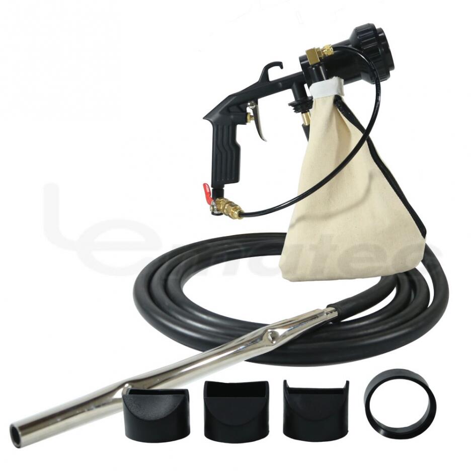 Air Vacuum Spot Sand Blaster Gun With Siphon Feed Tool Kit Sandblasting ...