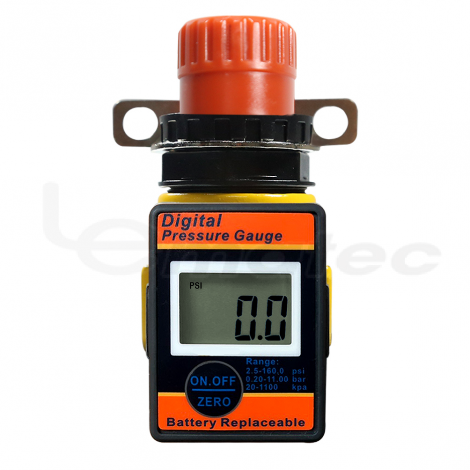 1/4" Air Pressure Regulator With Digital Air Gauge - Lematec