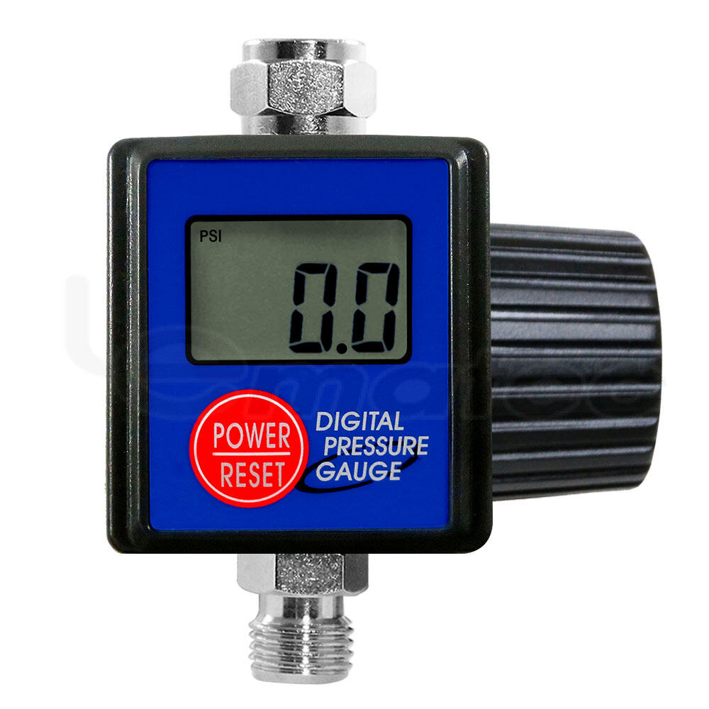 1/4" Air Regulator With Digital Air Gauge - Lematec
